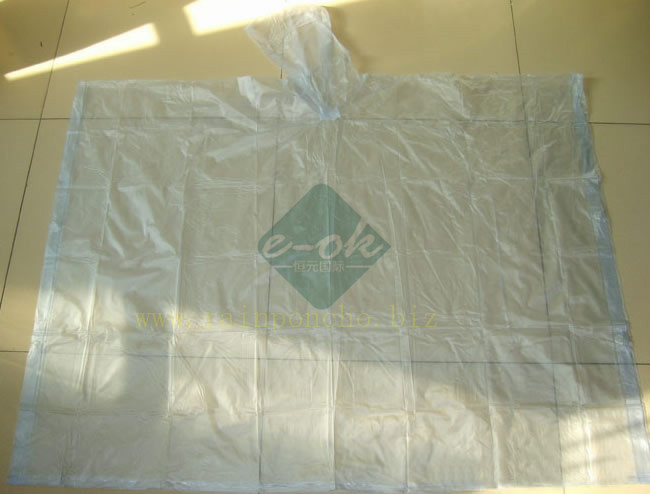 Clear Plastic Rain Ponchos 002